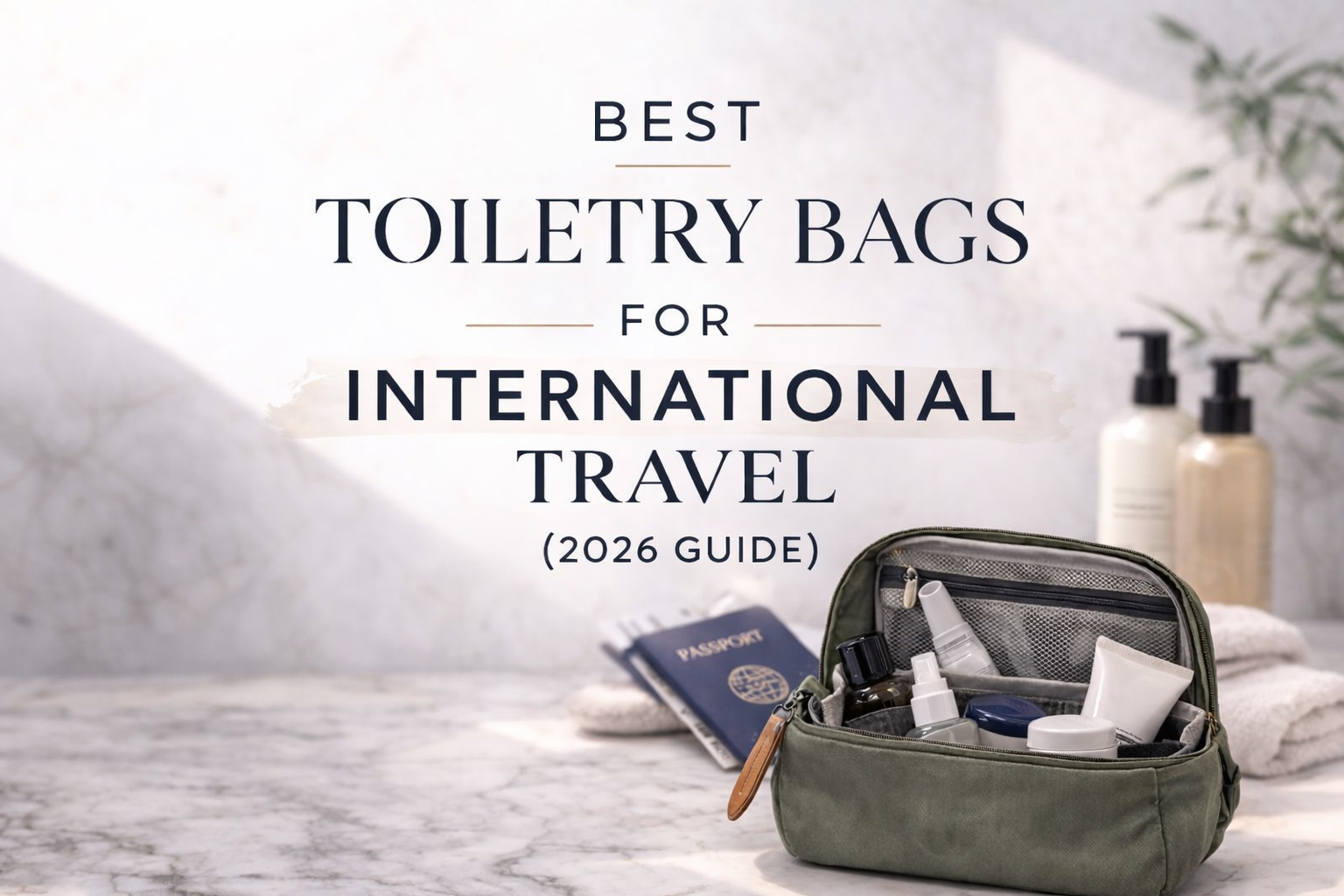 Best Toiletry Bags for International Travel - The Toiletry Edit